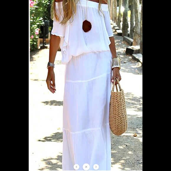 Noracora Dresses Nwt Noracora Maxi Lightweight Off The Shoulder